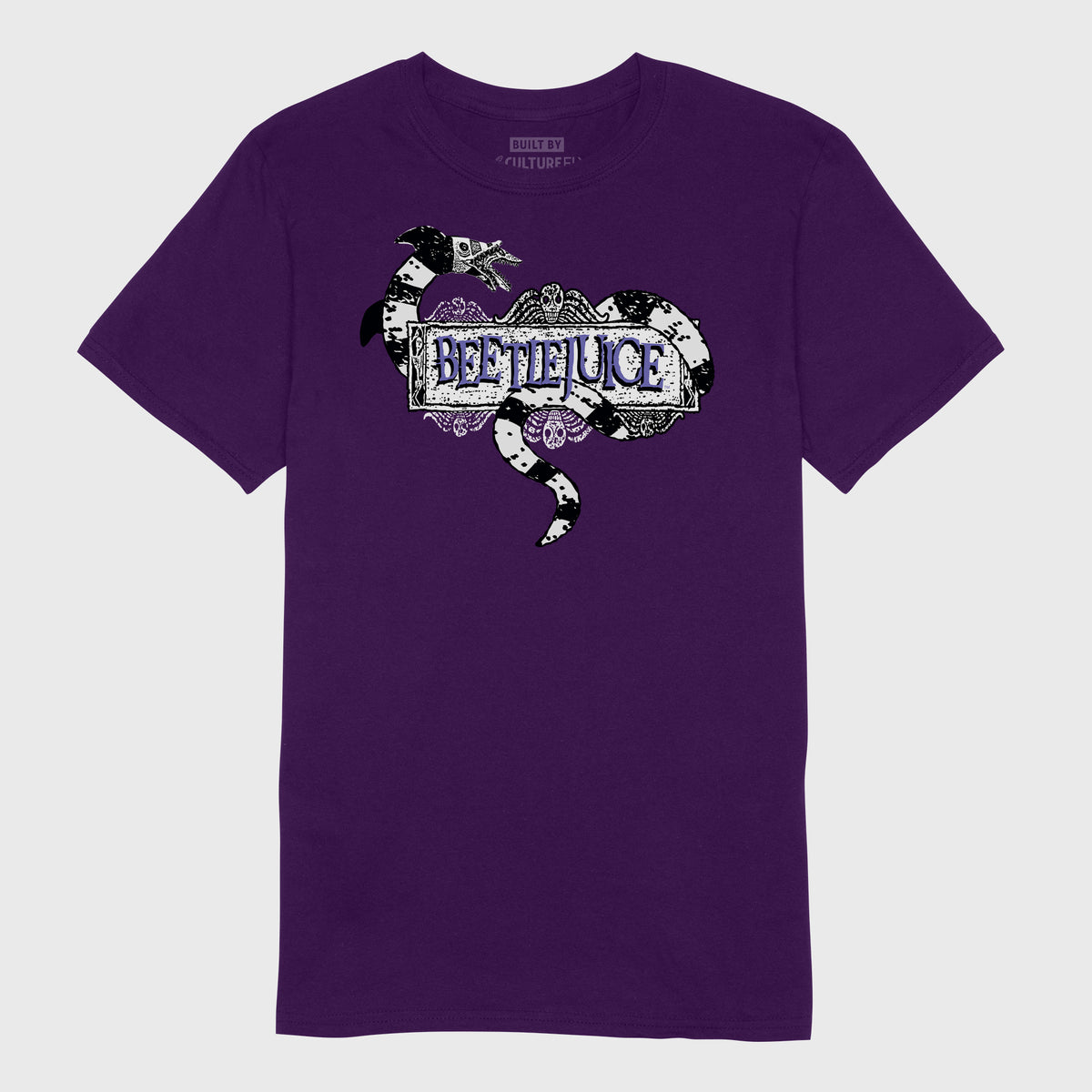 Beetlejuice - Beetlejuice Logo Purple Tee | CultureFly