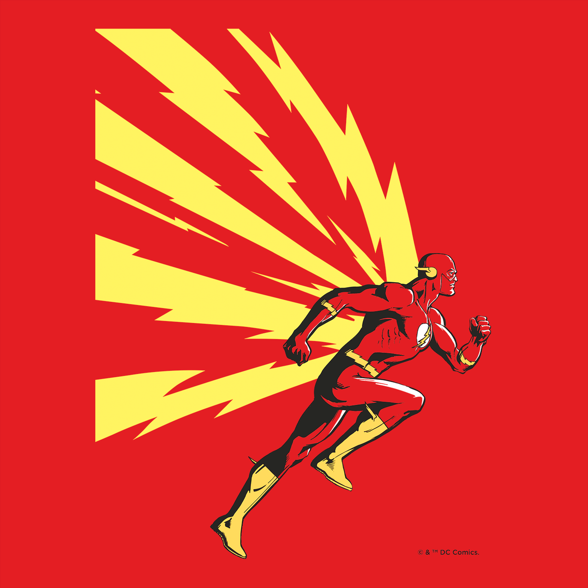 DC Comics - The Flash Lightning Tee | CultureFly